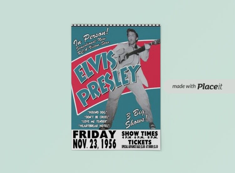 Elvis Presley Printable Poster Printable Art Wall Art Home Decor ...