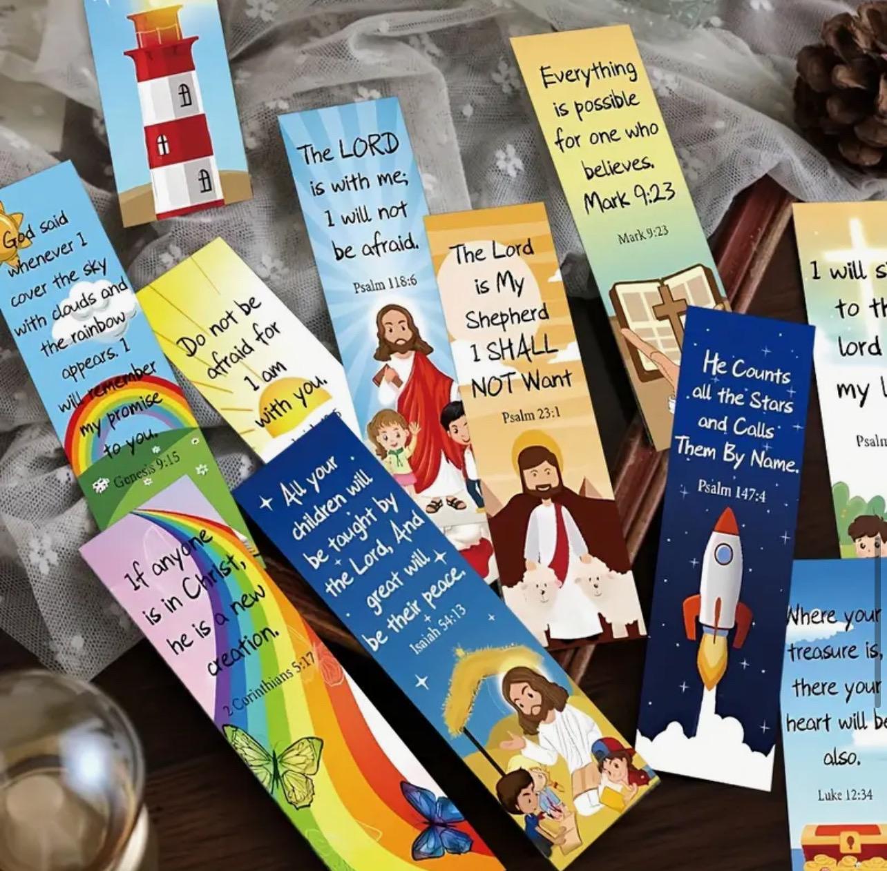 Bible Quotes Bookmark Cartoon Paper Bookmark Reading Gift Sticky Note ...