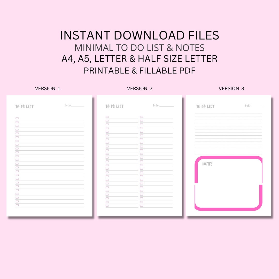 To Do List Printable Template,daily to Do List,tasks List,productivity ...