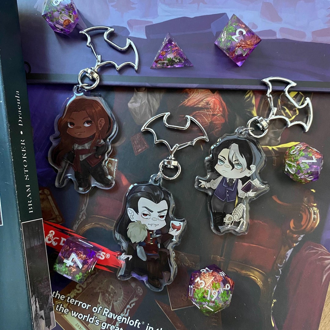 Curse of Strahd Dungeons & Dragons Acrylic Charm - Etsy
