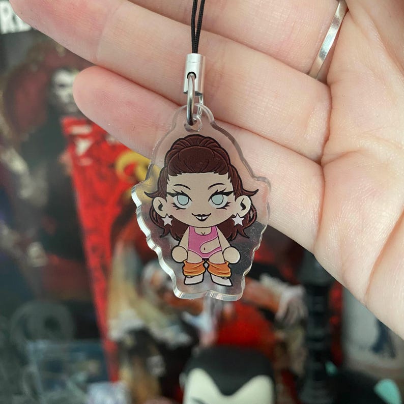 Horror Girls Phone Charm: Acrylic Final Girl Slasher Charms - Etsy UK