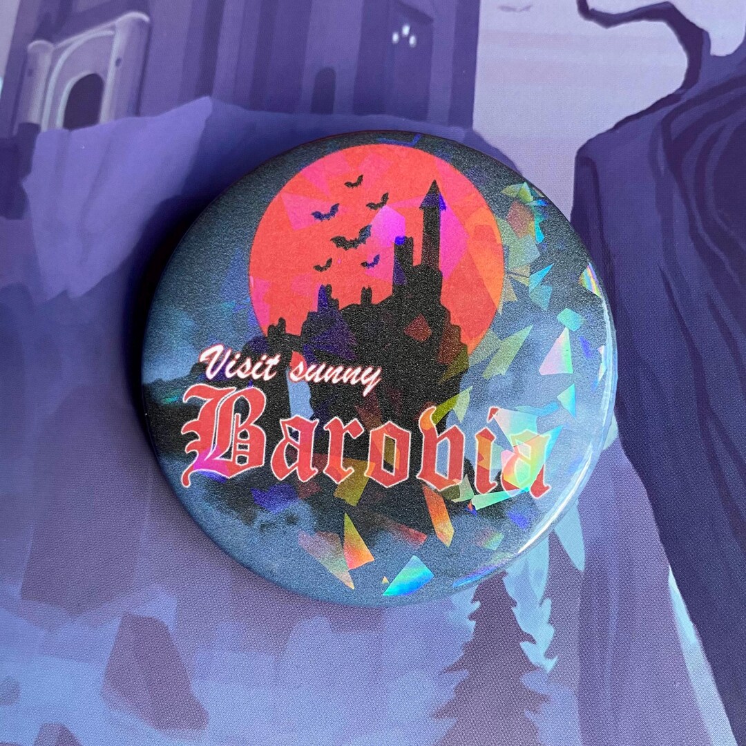 Barovia Holo Pin Badge - Curse of Strahd, Ravenloft, Dungeons and ...