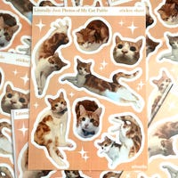 Kitten Playing in Snow Stickers, Water Bottle Stickers, Laptop Decals ...