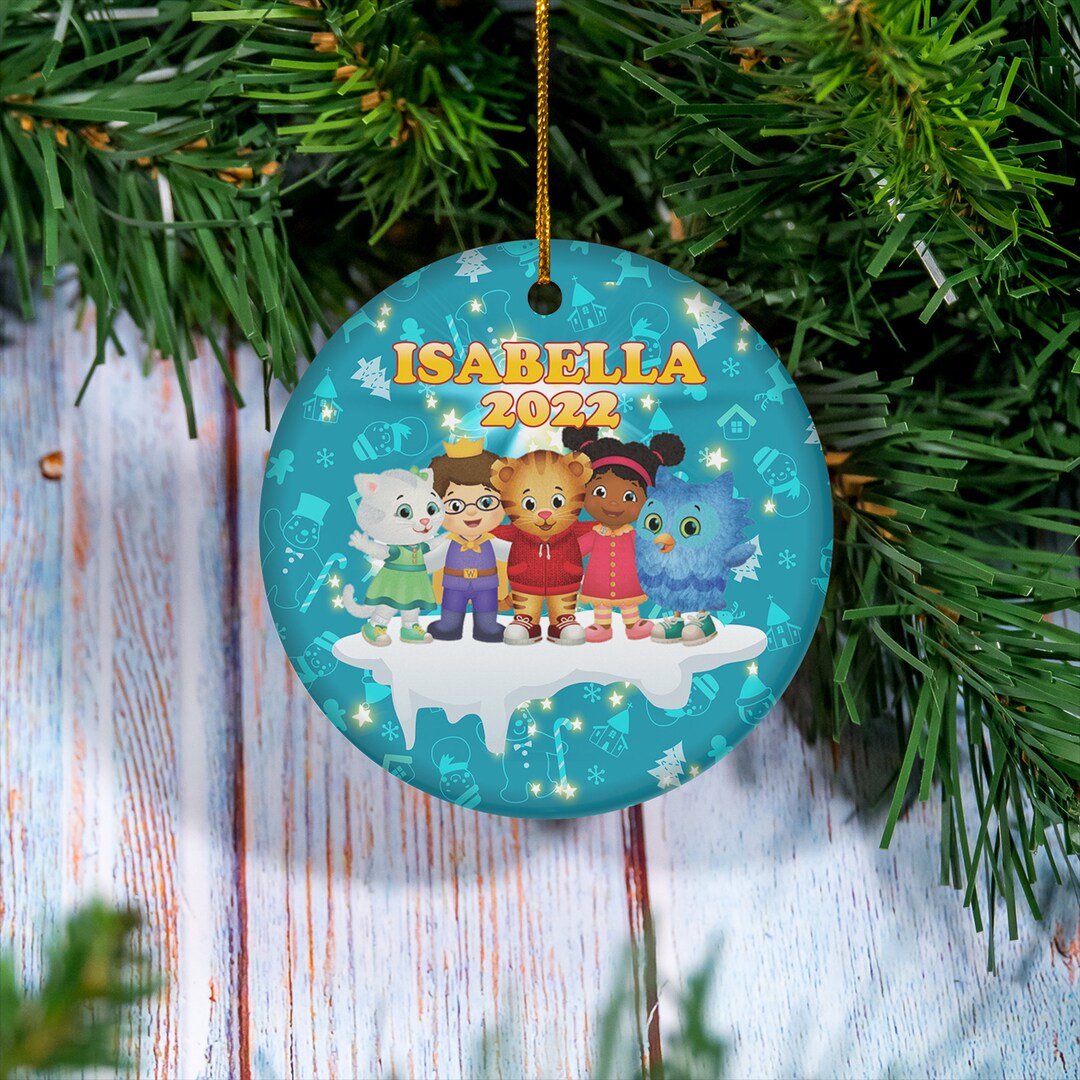 Personalized Daniel Tiger's Neighborhood Ornament, Daniel Tiger ...