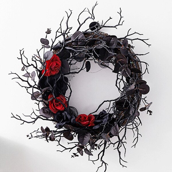 Gothic Door Wreath - Etsy