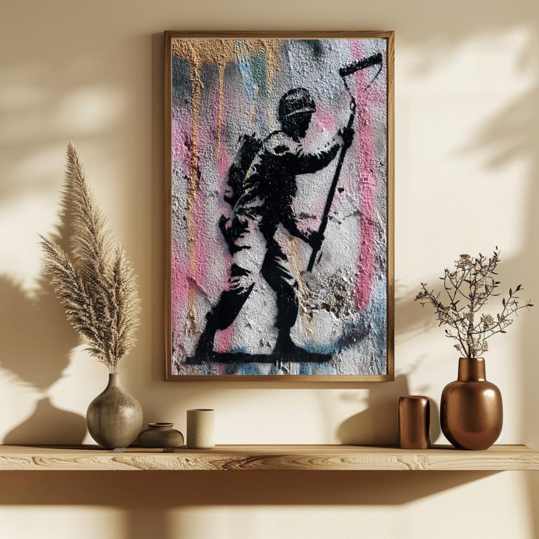 Bold Soldier Wall Art | Urban Street Style Printable | Modern Home ...