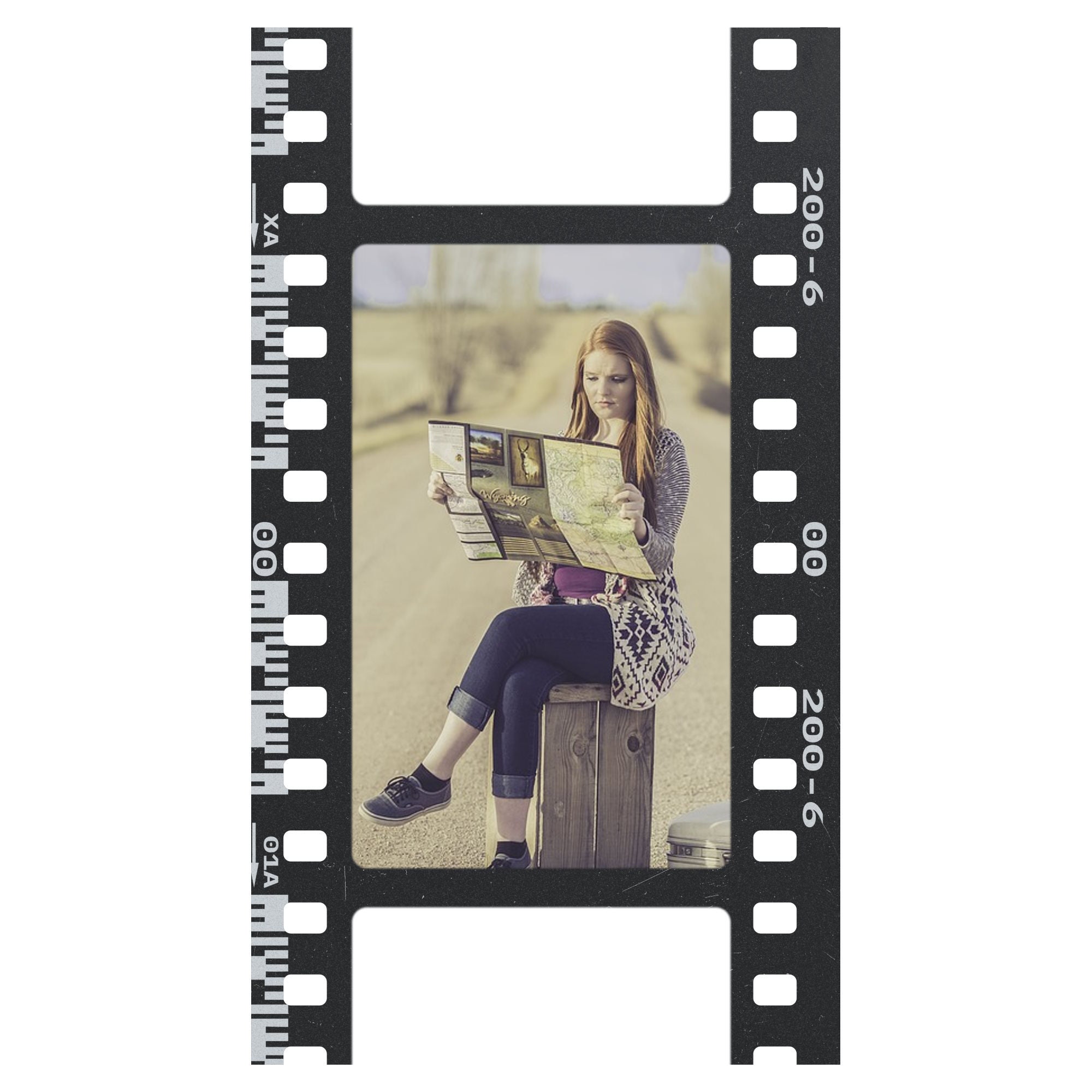 60 FILM FRAMES Negative Film Frames Kit Instagram Story Post Kit Film ...