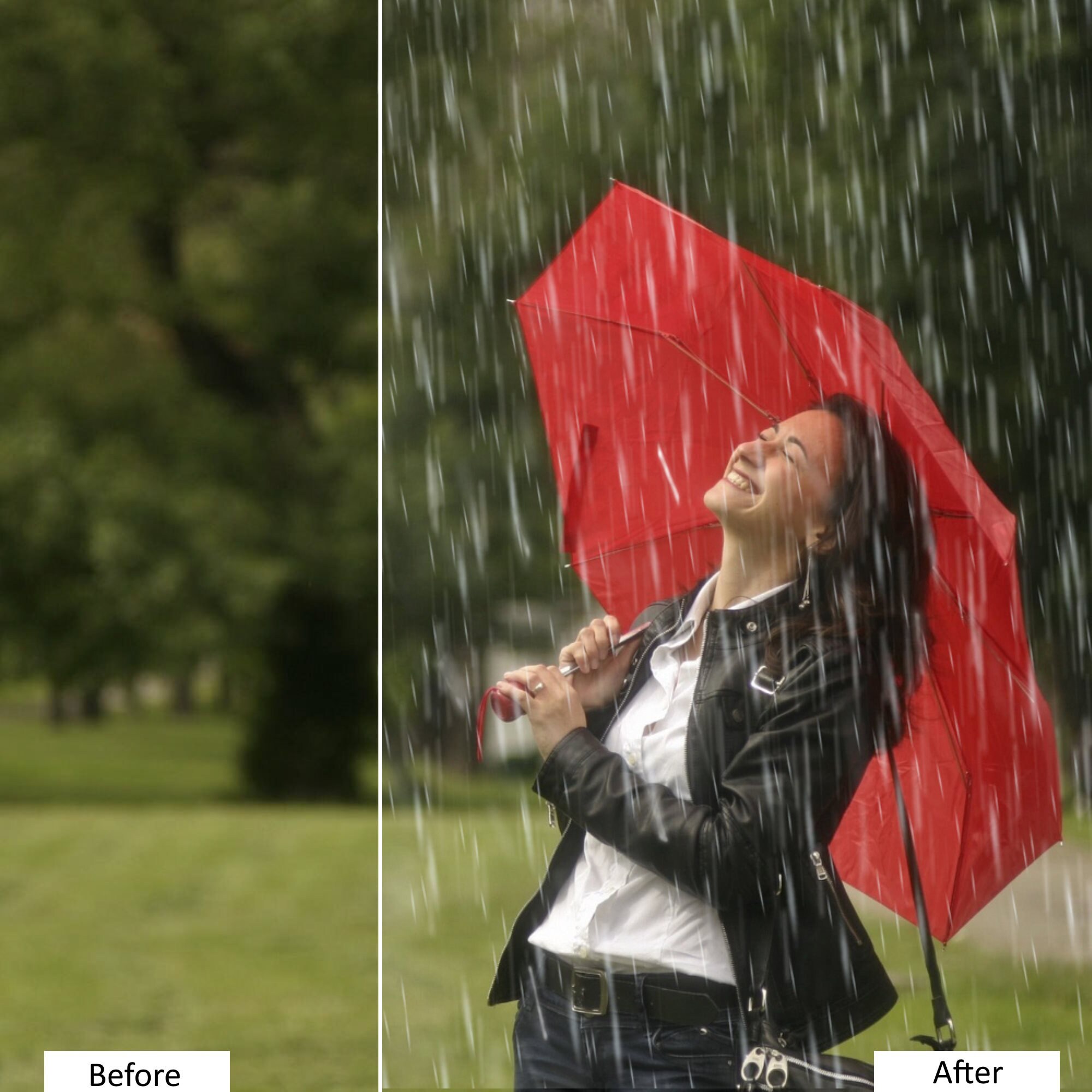 30 Realistic Rain Overlays, Rain Photoshop Overlays, Falling Rain ...