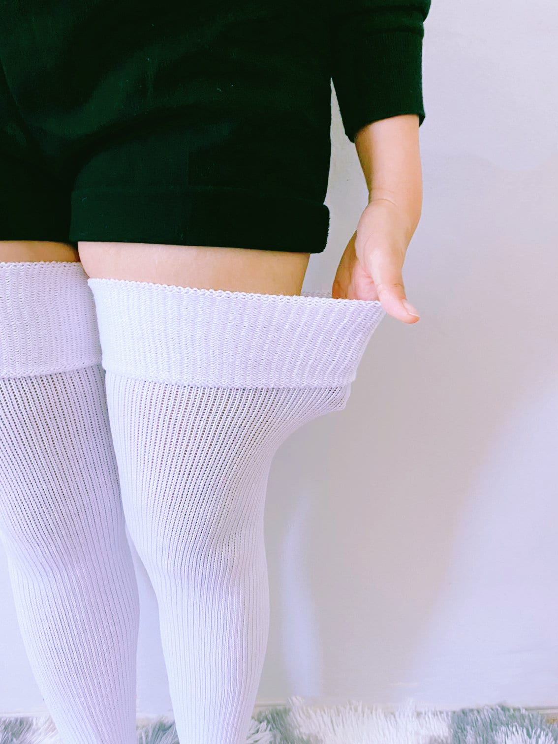 Plus Size Thigh High Socks/extra Long Thigh High Socks/knee - Etsy