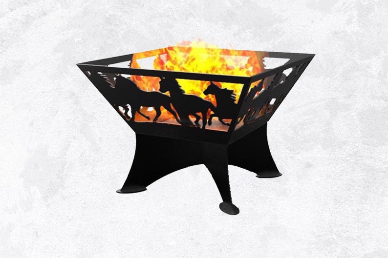 Portable Fire Pit and Bonfire Pit Plasma Laser Cut Vector CNC File ...
