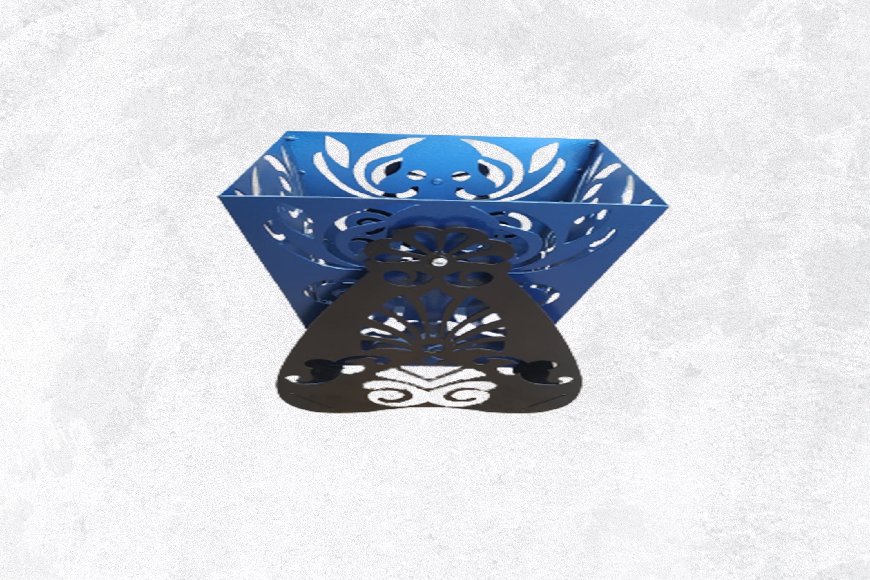 Garbage Basket Waste Container Laser Cut Plasma and Dragon BBQ - Etsy