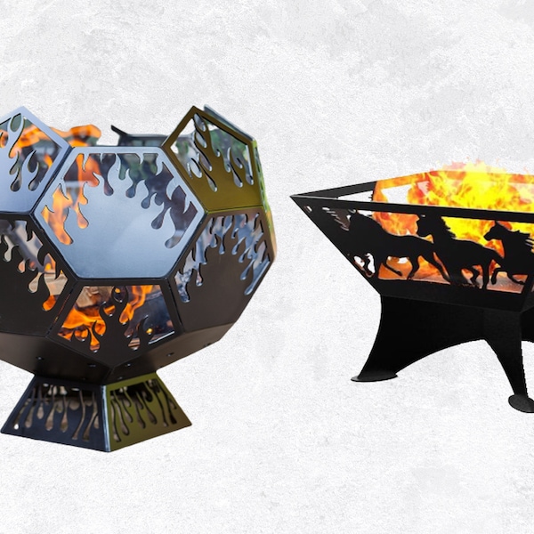 Portable Fire Pit - Etsy