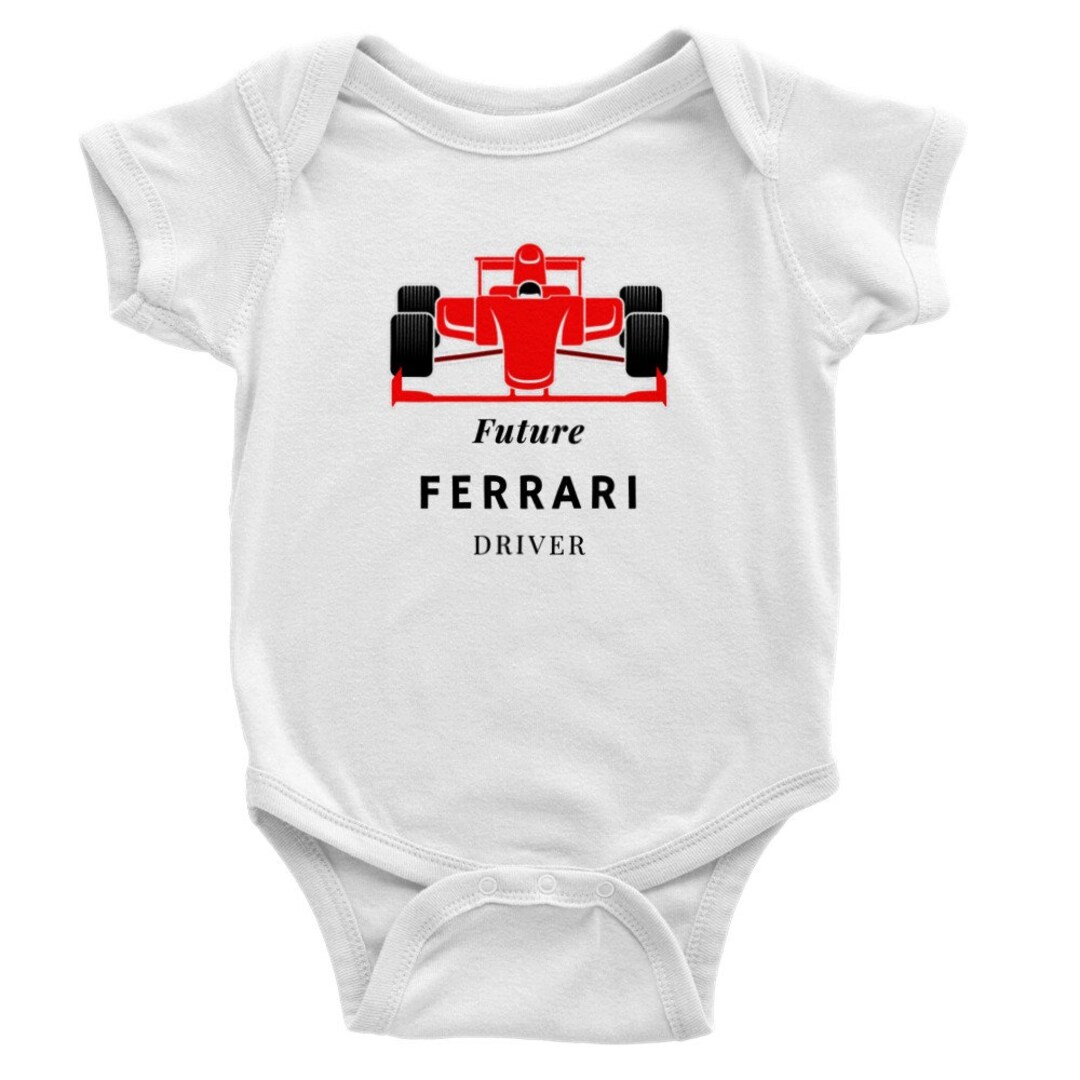 F1 Ferrari Baby Onesies Classic Baby Short Sleeves Formula 1 - Etsy