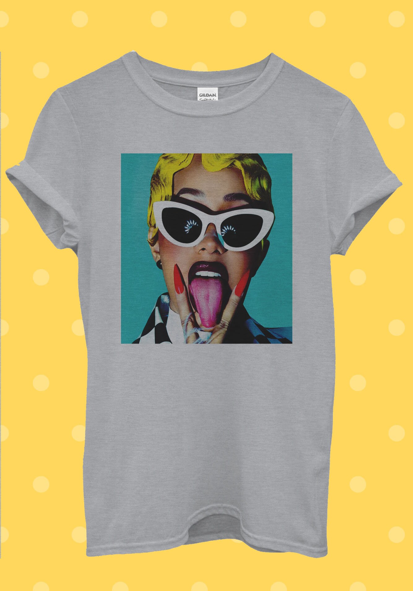 Cardi B Album Cover Drag Queen Funny Cool Retro T Shirt