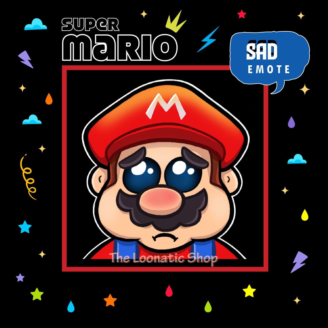 Twitch and Discord Premade Emotes Pack | Super Mario, Princess Peach ...