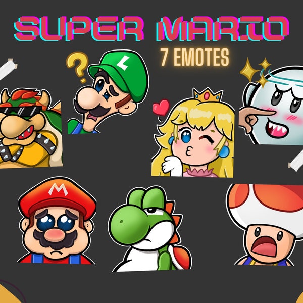Bowser Twitch Emotes - Etsy
