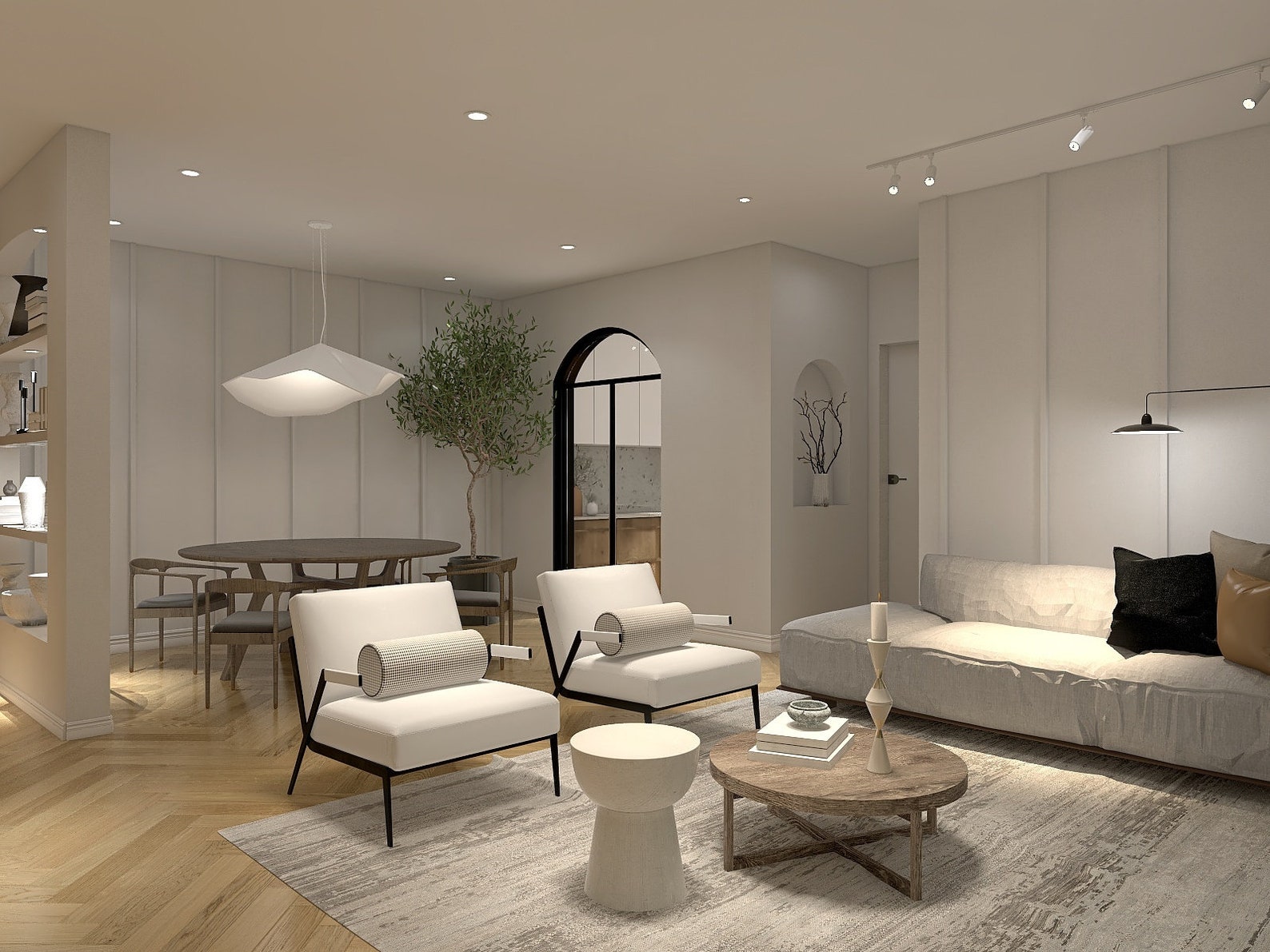 High-quality Living Room Renderings, Custom Living Room Design, 3d ...