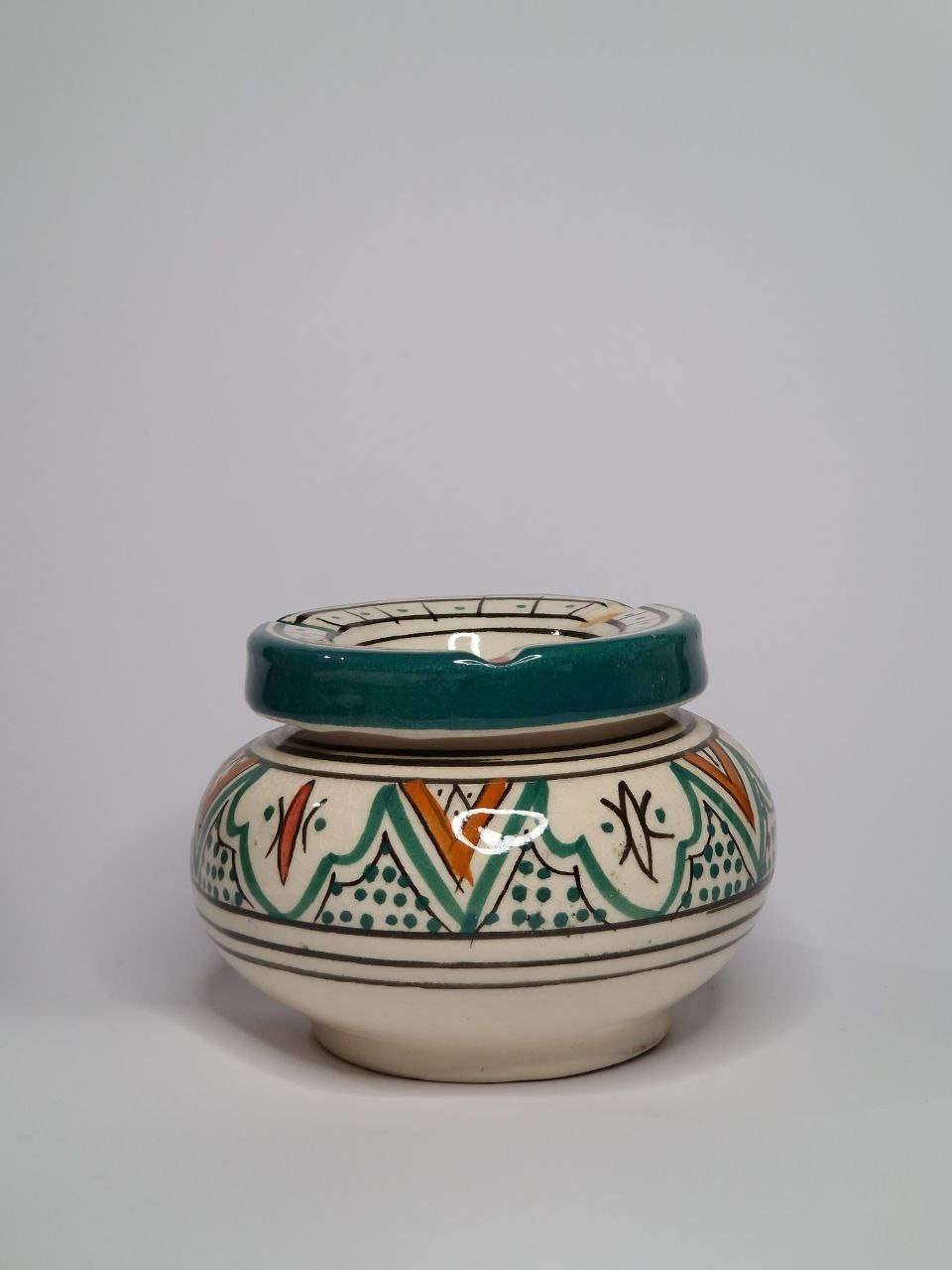 Medium Ashtray Windproof Odour-free Moroccan Ceramic Hand-painted ...