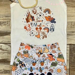 Just Magical Spring Magic Kingdom Baby or Toddler Set / Baby Bummies ...