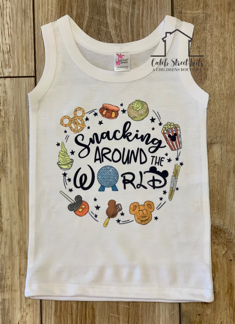 Snacking Around the World Epcot Baby or Toddler Set / Baby Bummies ...