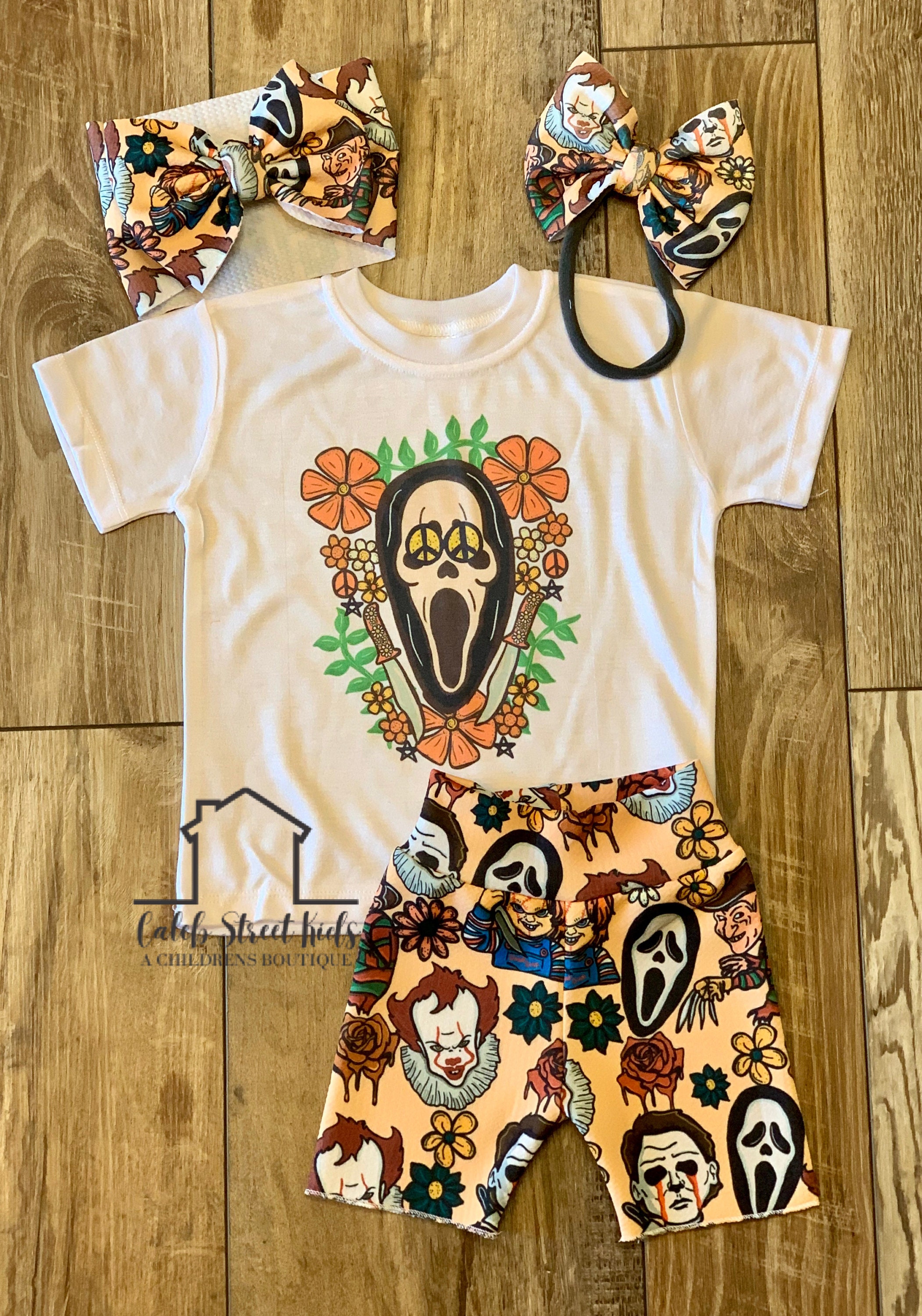 Horror Scream Baby Halloween Outfit Baby or Toddler Set / Baby - Etsy