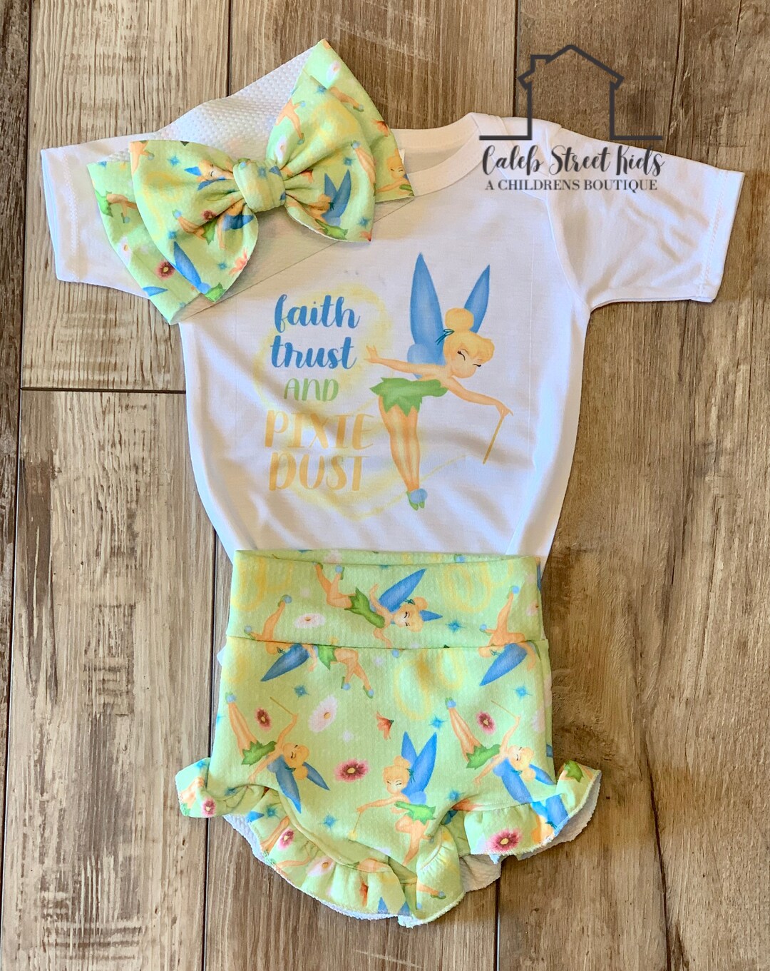 Pixie Dust Tinkerbell Best Day Ever Baby and Toddler Complete Set ...