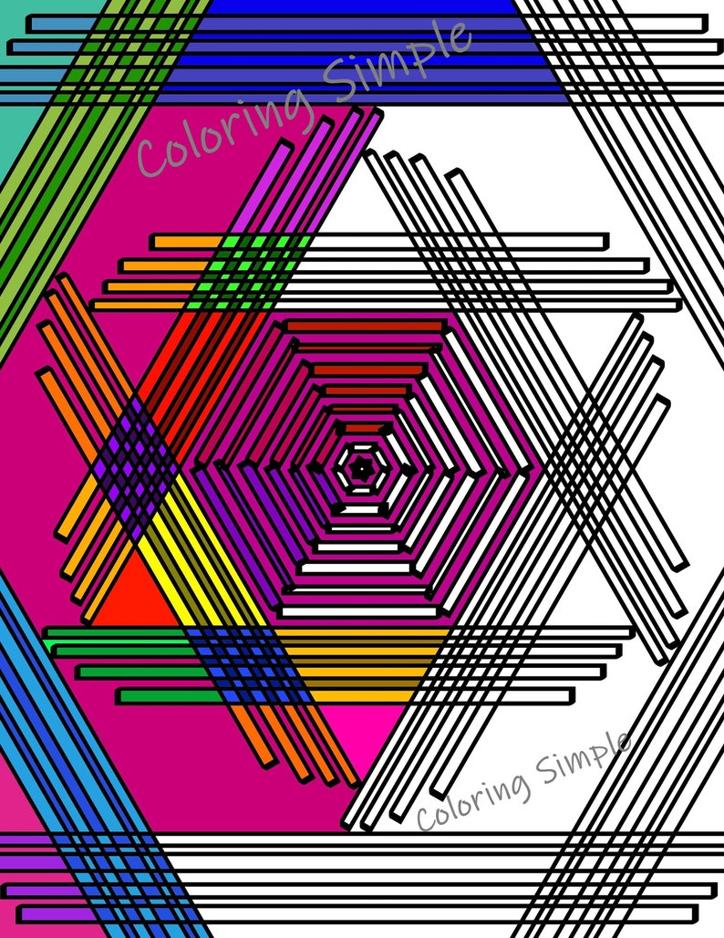 50 PDF Coloring Pages for a Calm Mind - Etsy