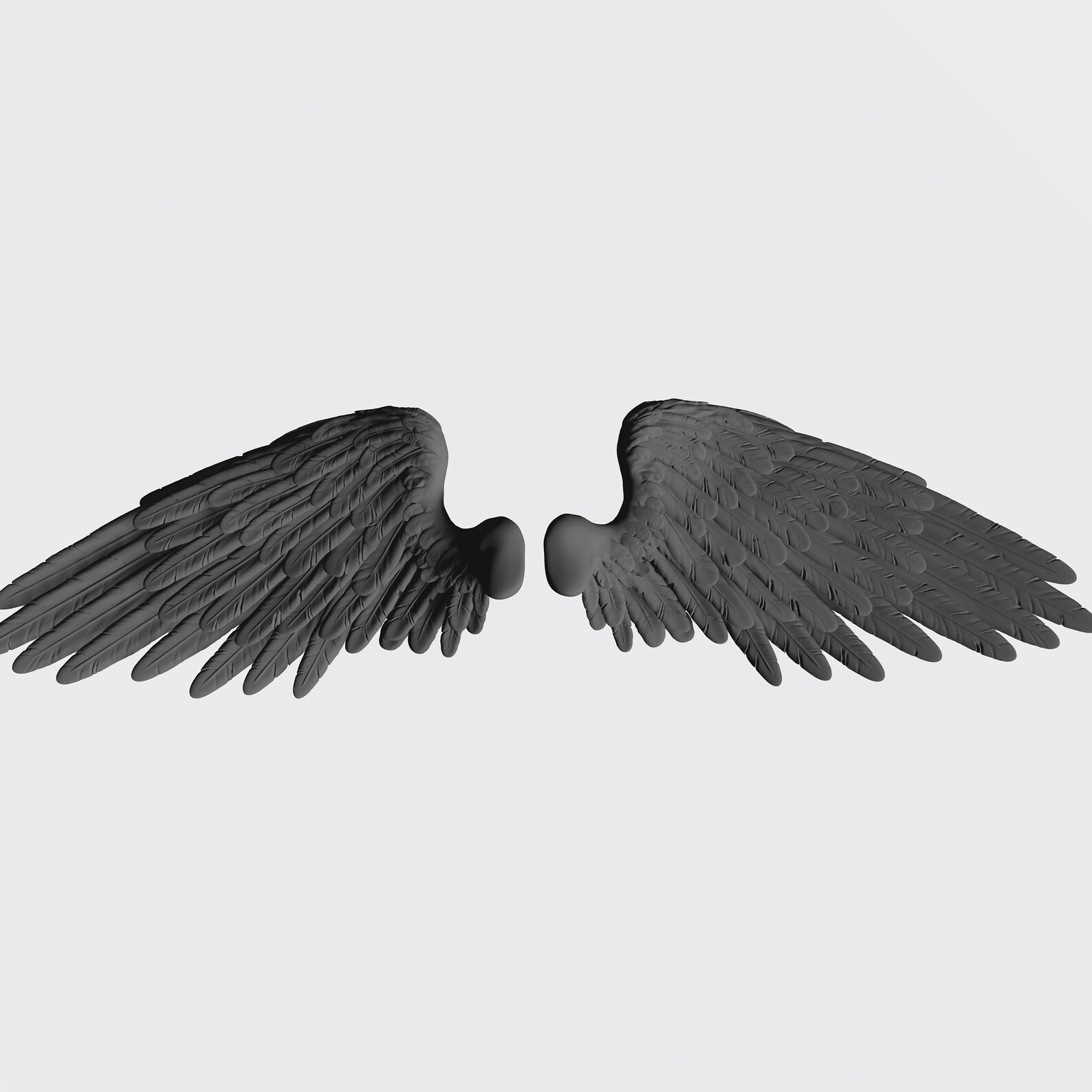 4 Sets Angelic Feather Wings for Kitbash and Table Top - Etsy