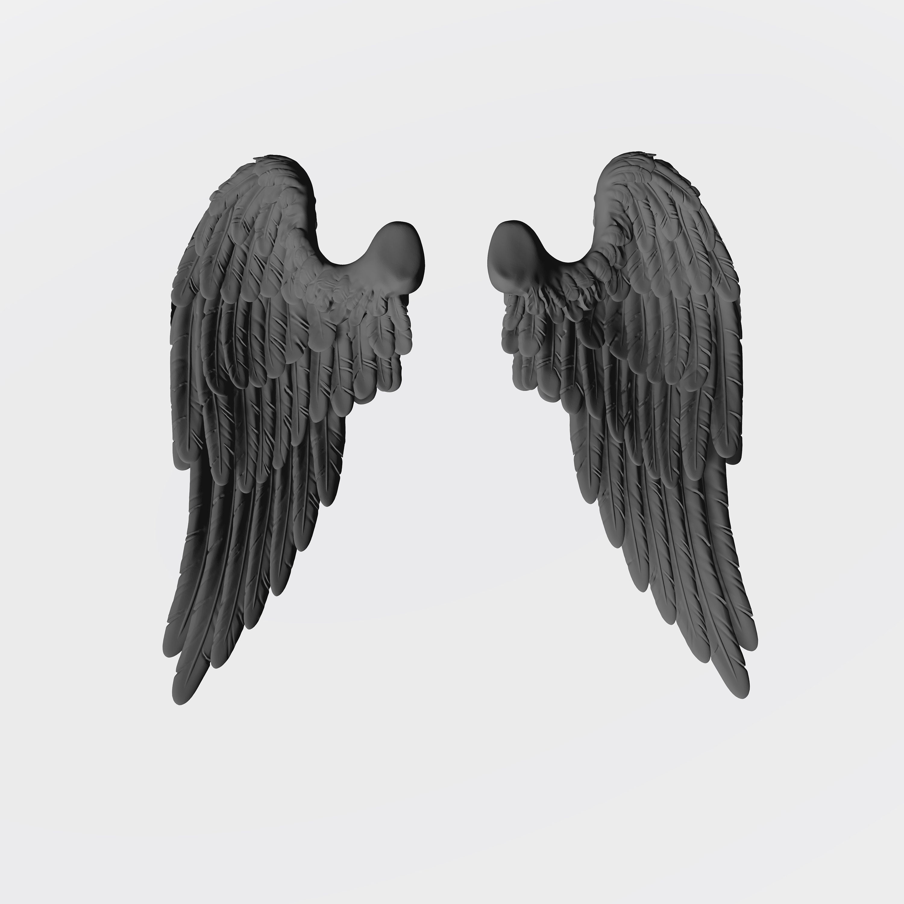 4 Sets Angelic Feather Wings for Kitbash and Table Top - Etsy