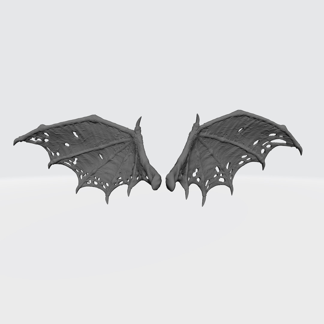4 Sets Demonic Wings for Kitbash Miniatures and Table Top Gaming - Etsy