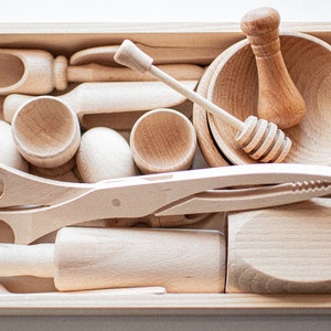 XXL Wooden Sensory Set, Wooden Sensory Box With Tools, Wooden Sensory ...