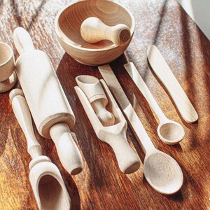 All in One Wooden Sensory Set, Wooden Sensory Box With 10 Tools, Wooden ...