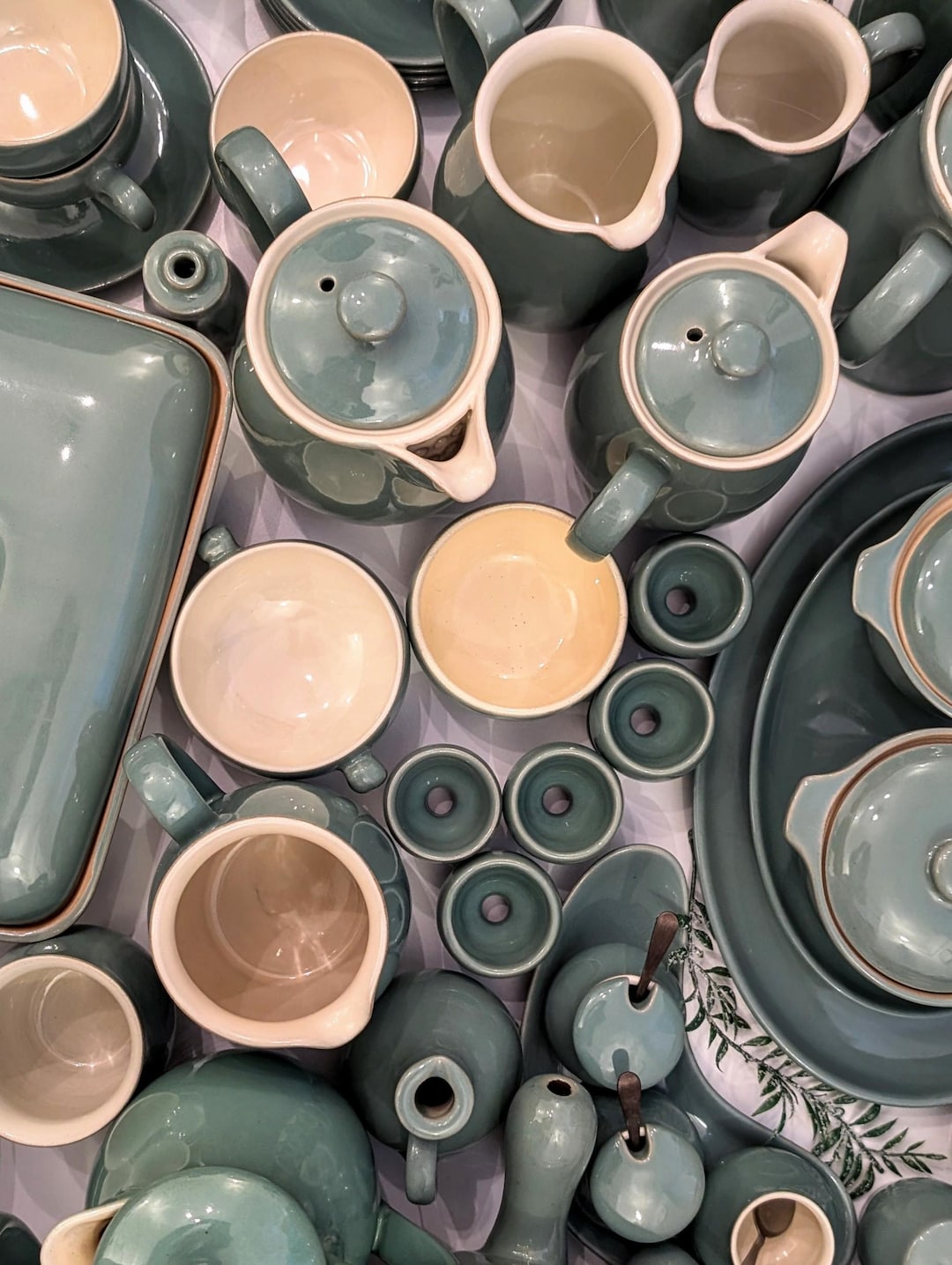 Denby Manor Green Pottery, Wide Range of Tableware/serving, Sage Green ...