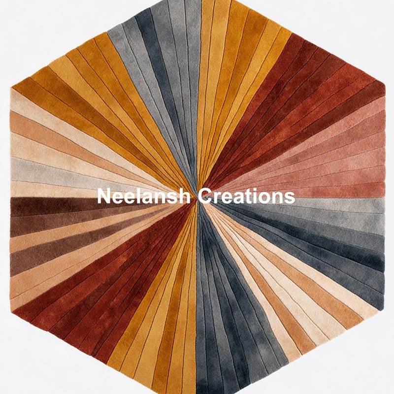 Hexagonal Rug - Etsy