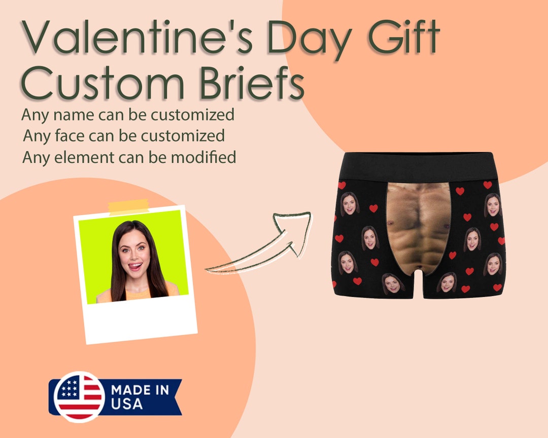 Custom Boxersface Boxerscustom Boxer Briefsunderwear With - Etsy