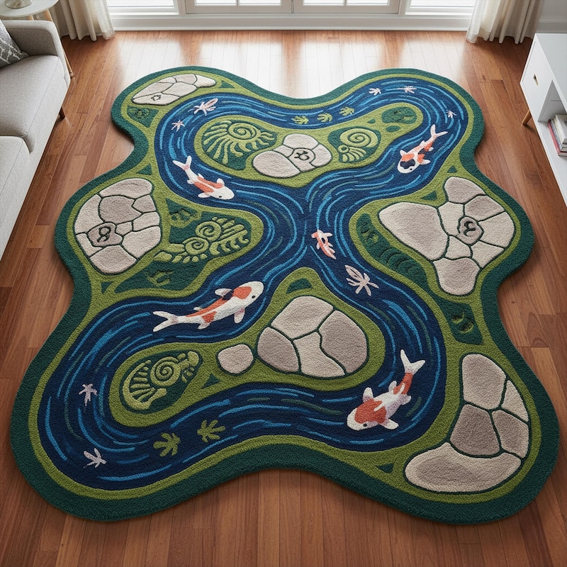 River Rug - Etsy