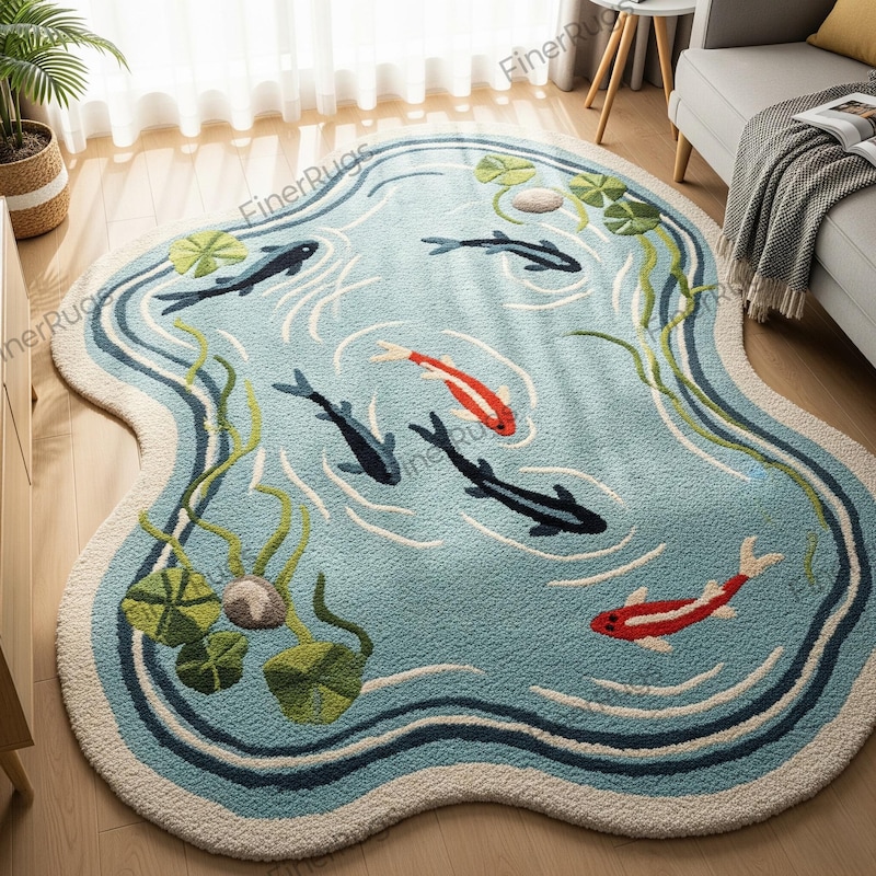 Irregular Rug Cute - Etsy UK