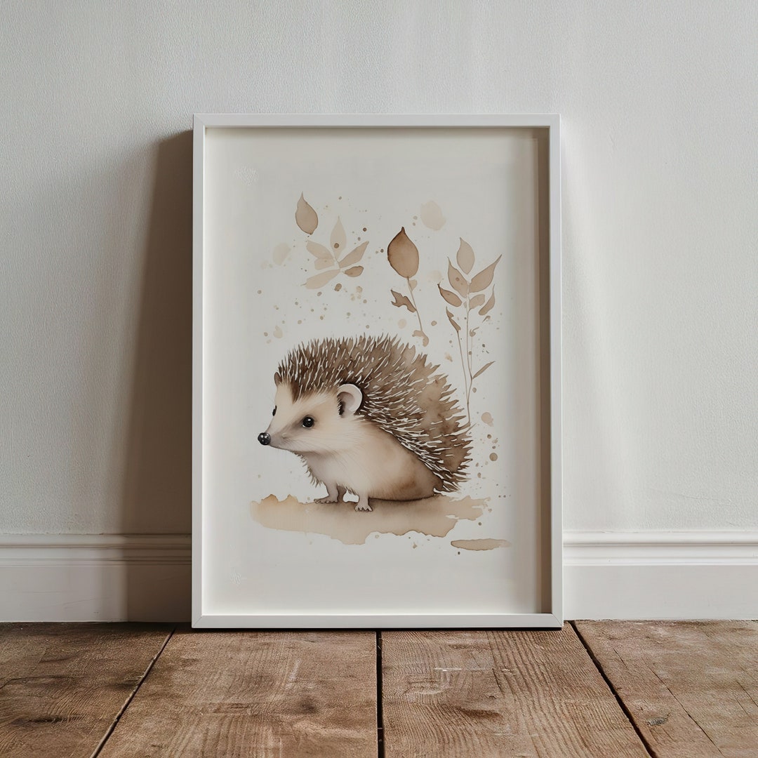 Kids Poster Animal Print Nursery Decor Baby Shower Gift Childrens ...
