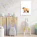 Kids Poster Animal Print Nursery Wall Decor Baby Shower Gift Childrens ...