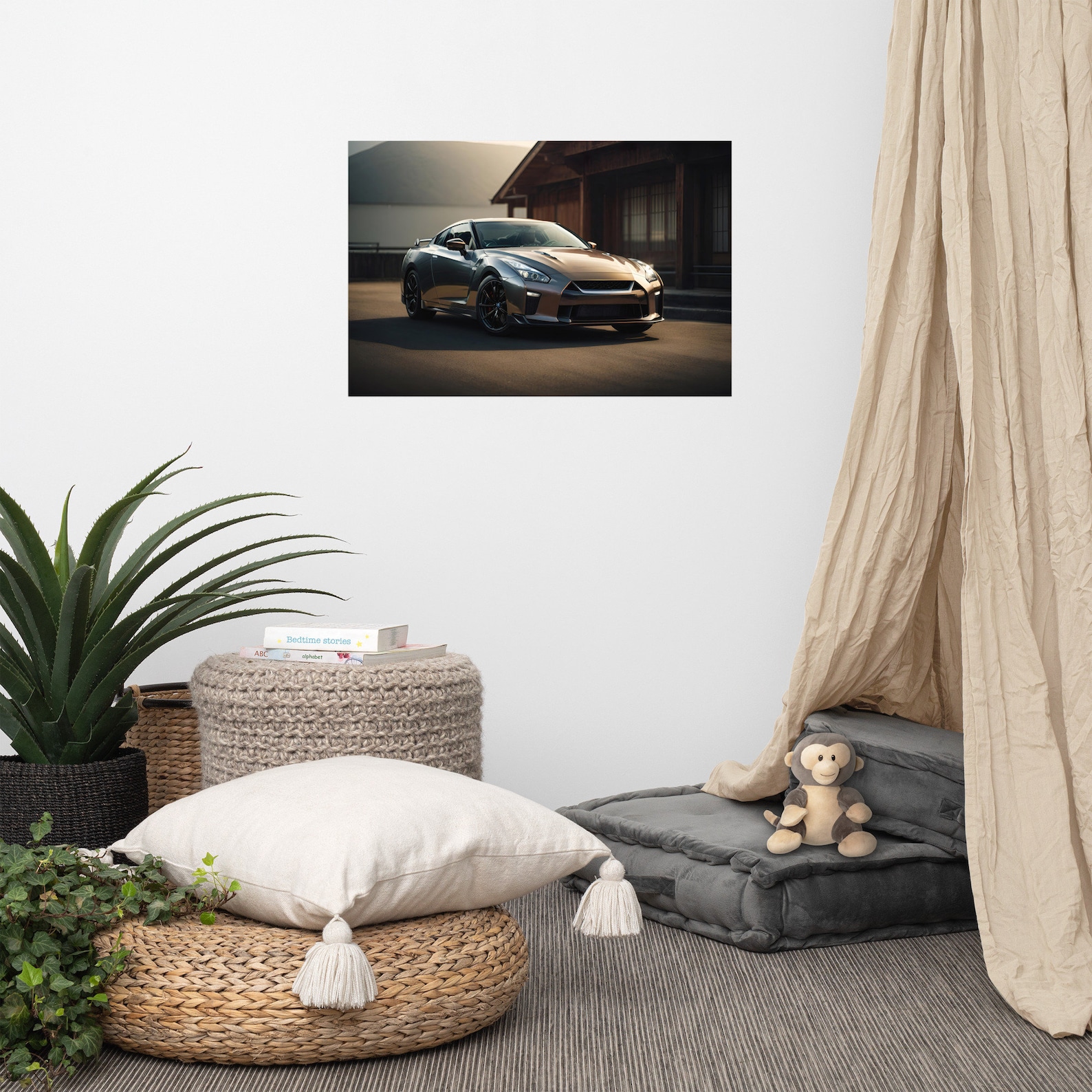 Poster Car Nissan GTR R35 Frameless Car Poster Exclusive Gift - Etsy