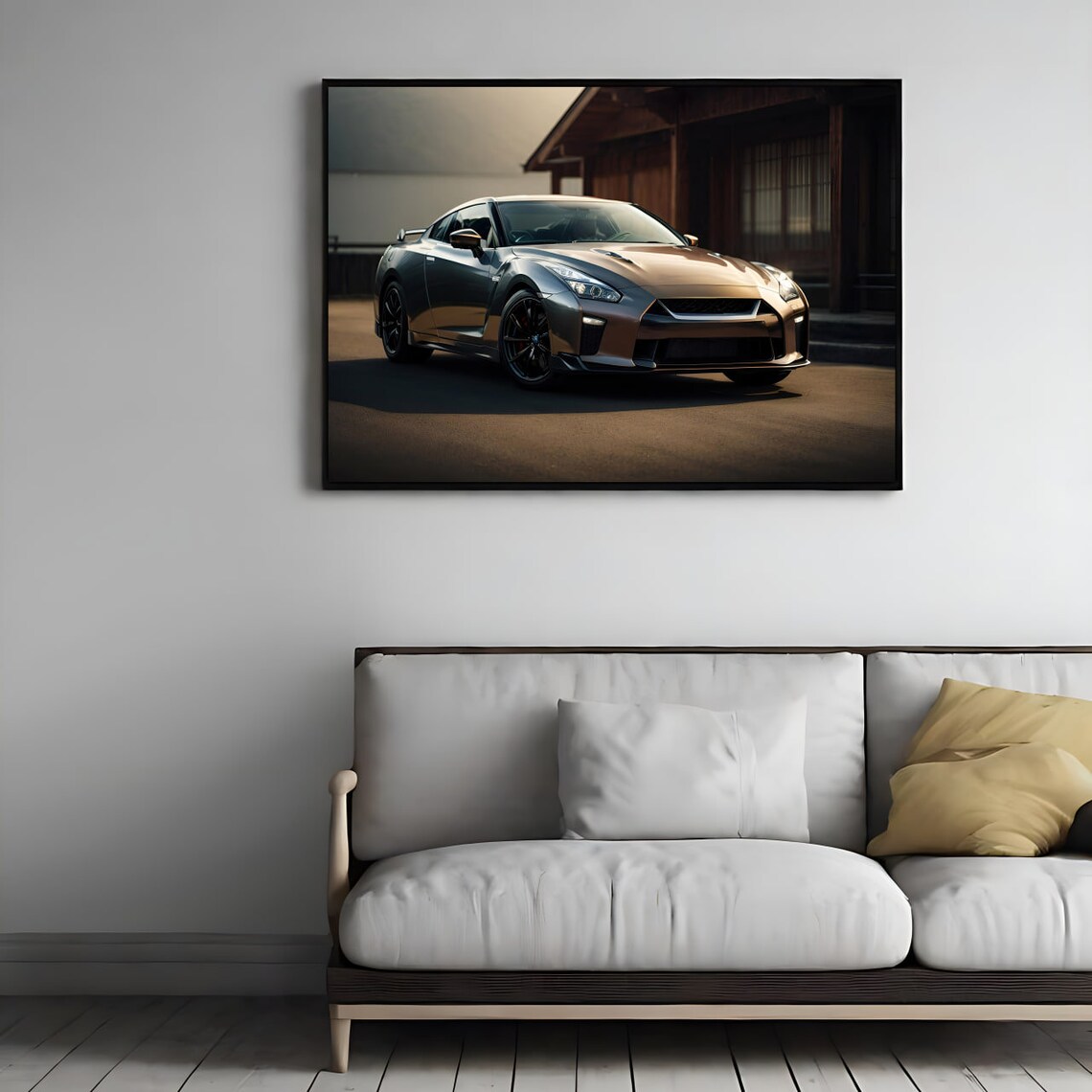 Poster Car Nissan GTR R35 Frameless Car Poster Exclusive Gift - Etsy