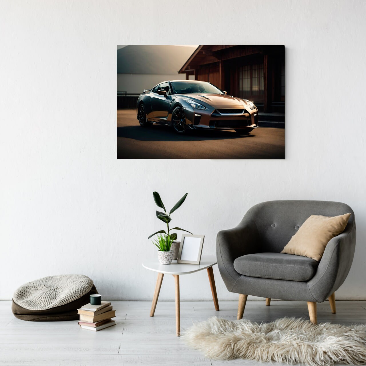 Poster Car Nissan GTR R35 Frameless Car Poster Exclusive Gift - Etsy