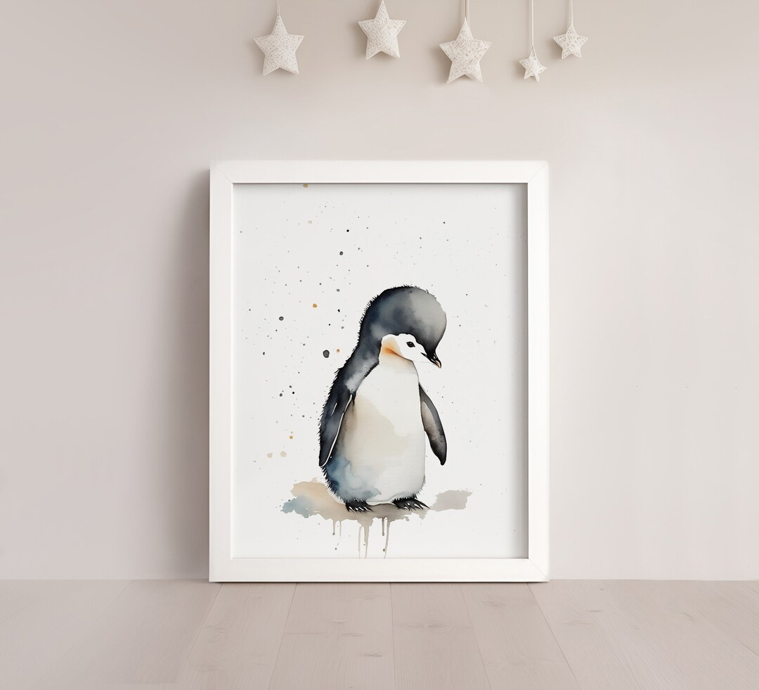 Kids Poster Animal Print Nursery Wall Decor Baby Shower Gift Childrens ...