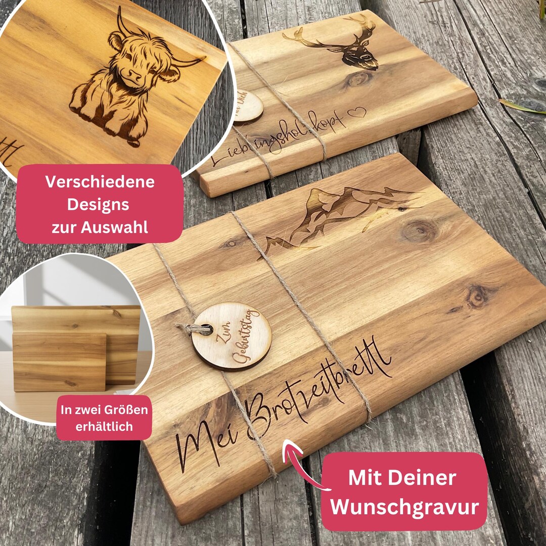 Personalized Breadboard, Breakfast Board, Wooden Board, Cutting Board ...