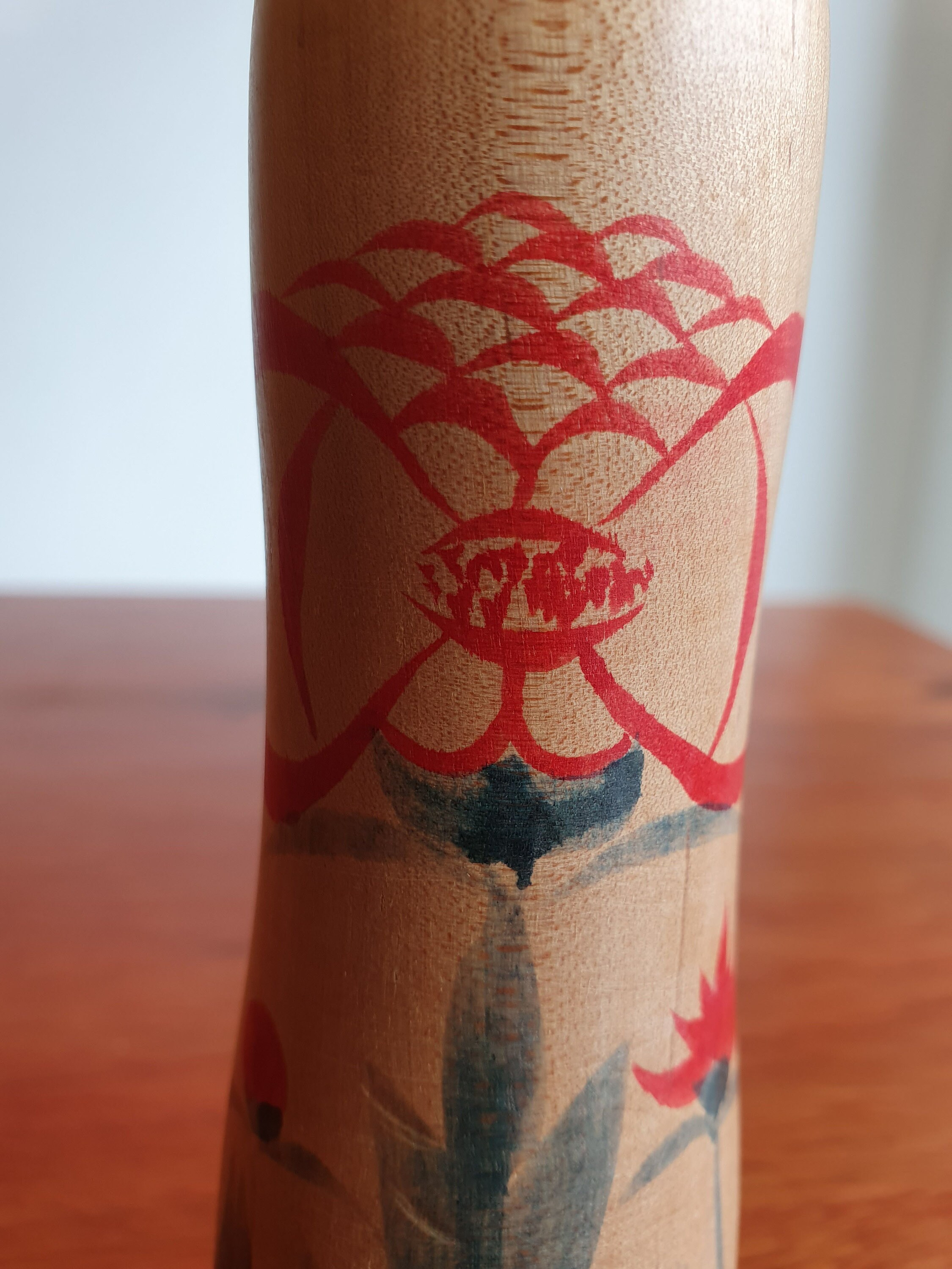 Kokeshi Traditional Naruko, Japanese Wooden Doll Narugo by the Artist ...