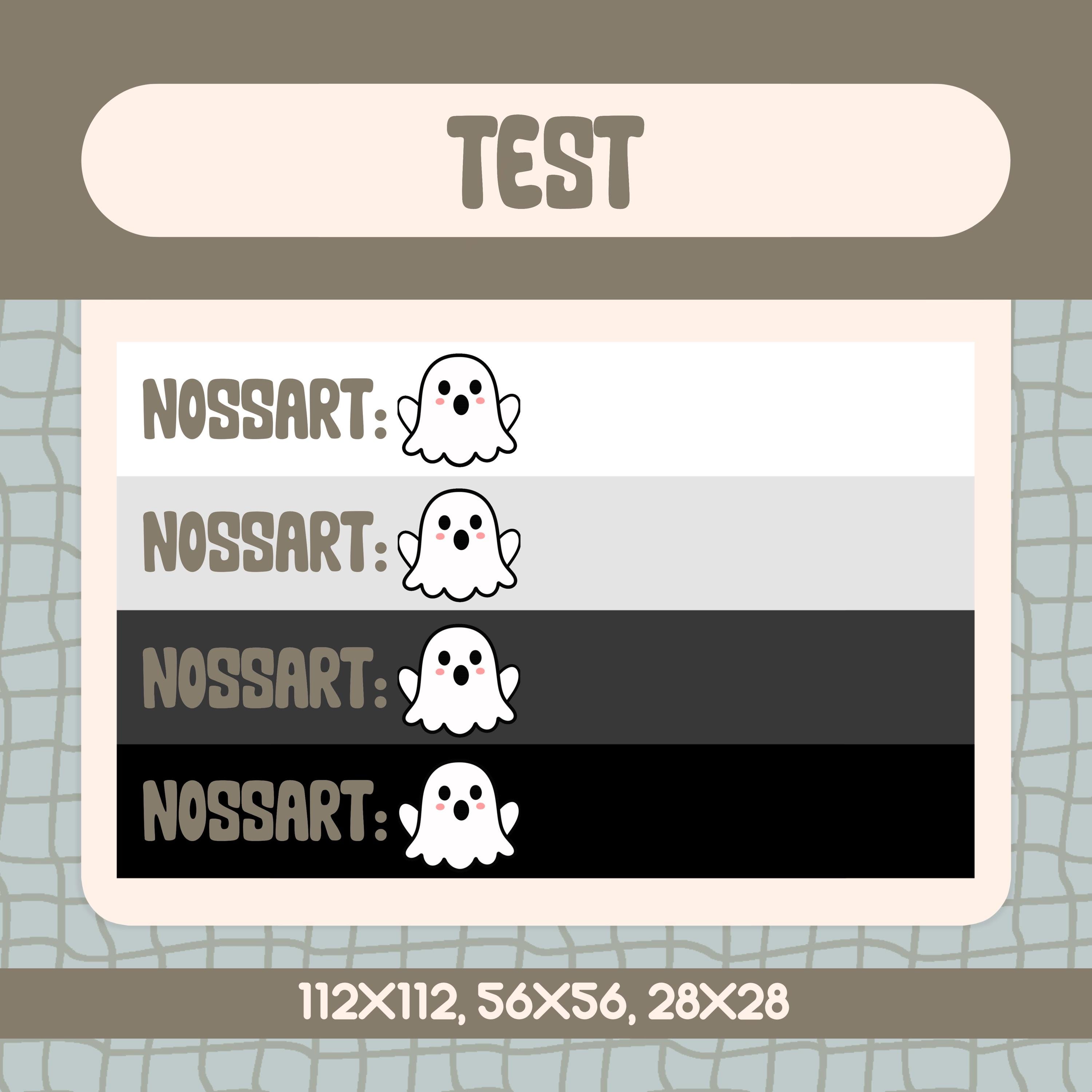 Kawaii Scary Ghost Animated Emote for Twitch and Discord, Cute Spooky ...