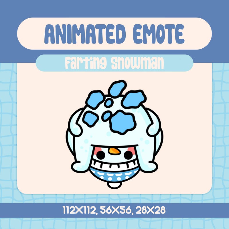 Snowman Farting - Etsy