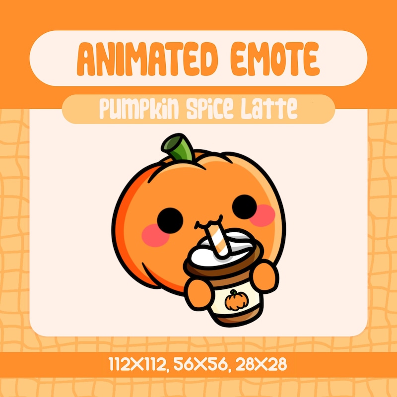 Twitch Emotes Pumpkin Spice - Etsy