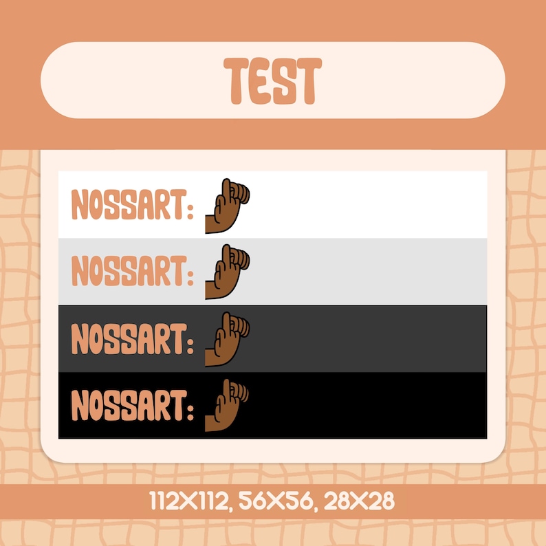 Black Middle Finger Animated Emote, Twitch Discord (digital Download ...