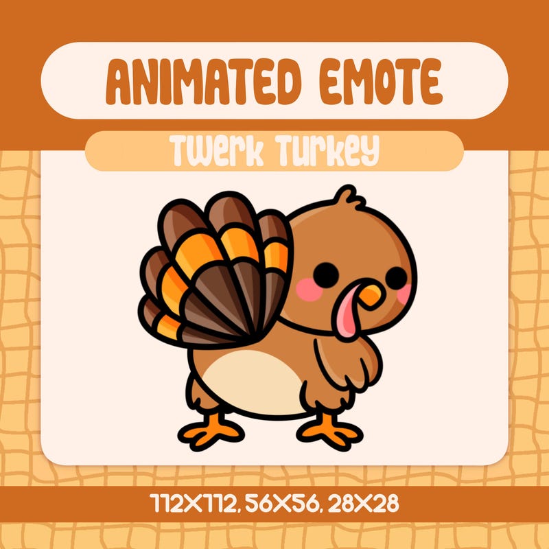 Kawaii Turkey - Etsy